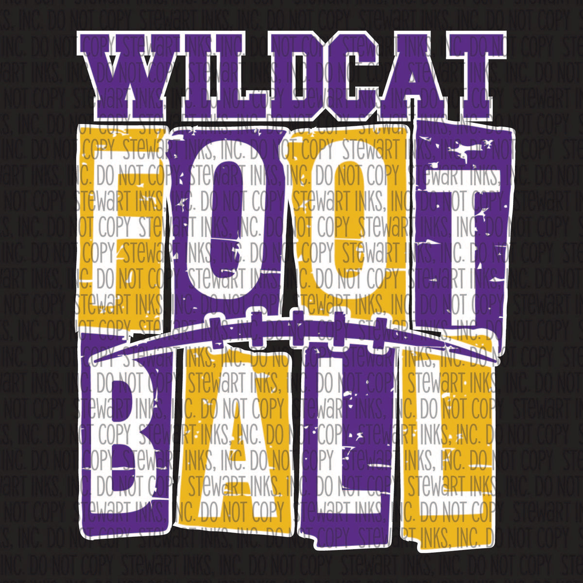 Transfer - Villa Rica Football Block – Stewart Inks