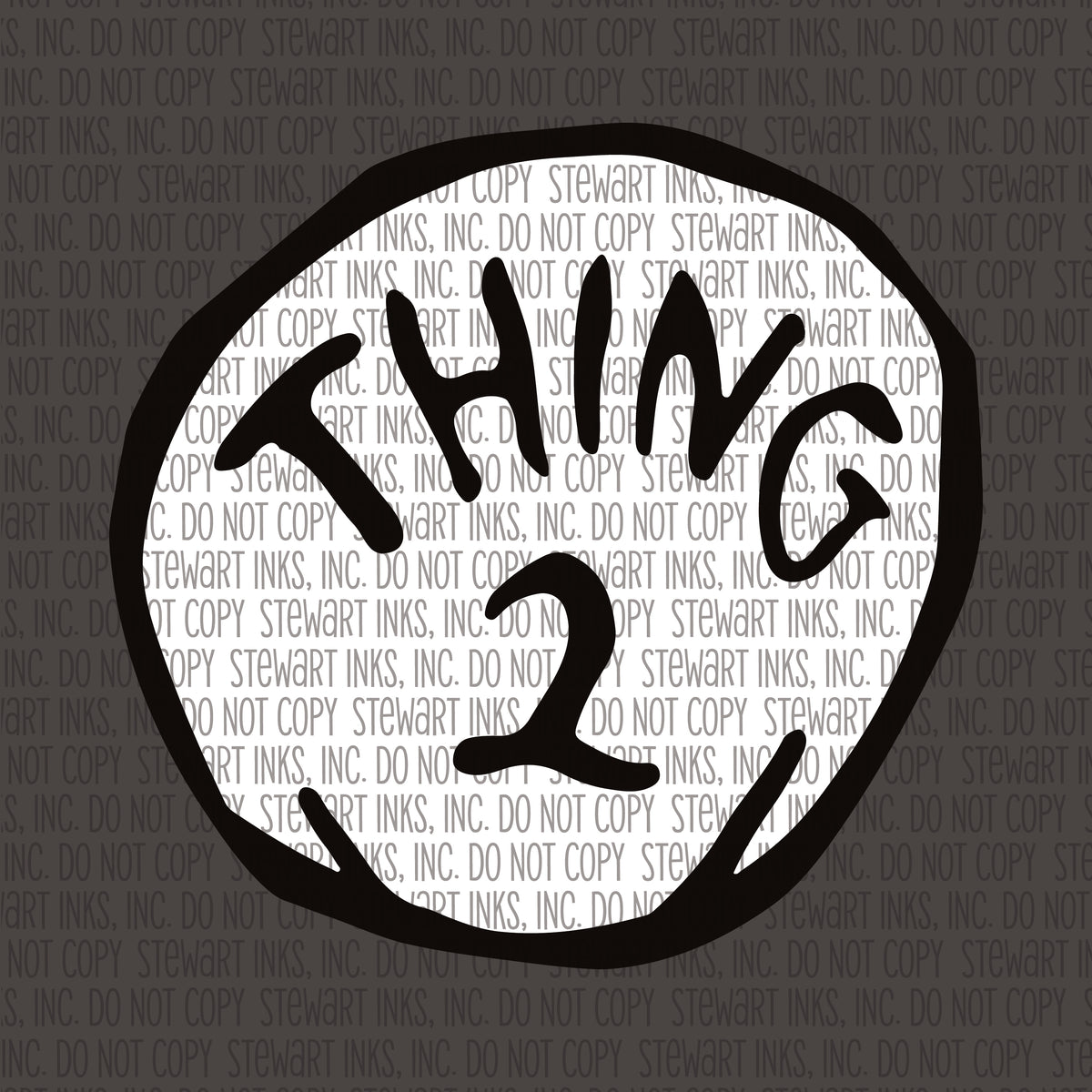 Transfer - Thing 2 Badge – Stewart Inks