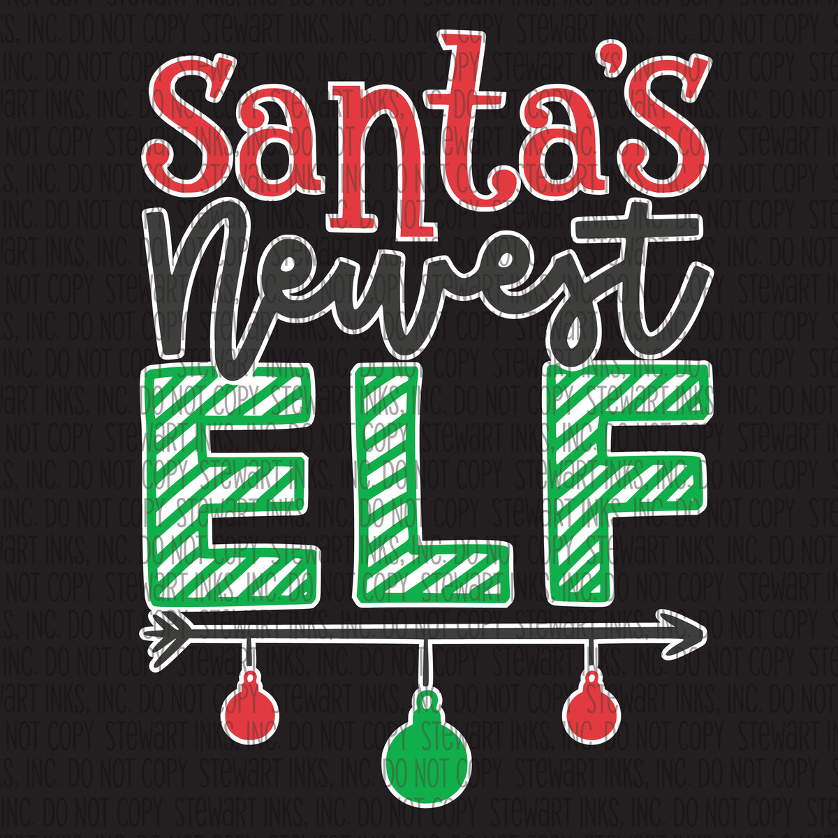 Transfer - Santa's Newest Elf – Stewart Inks