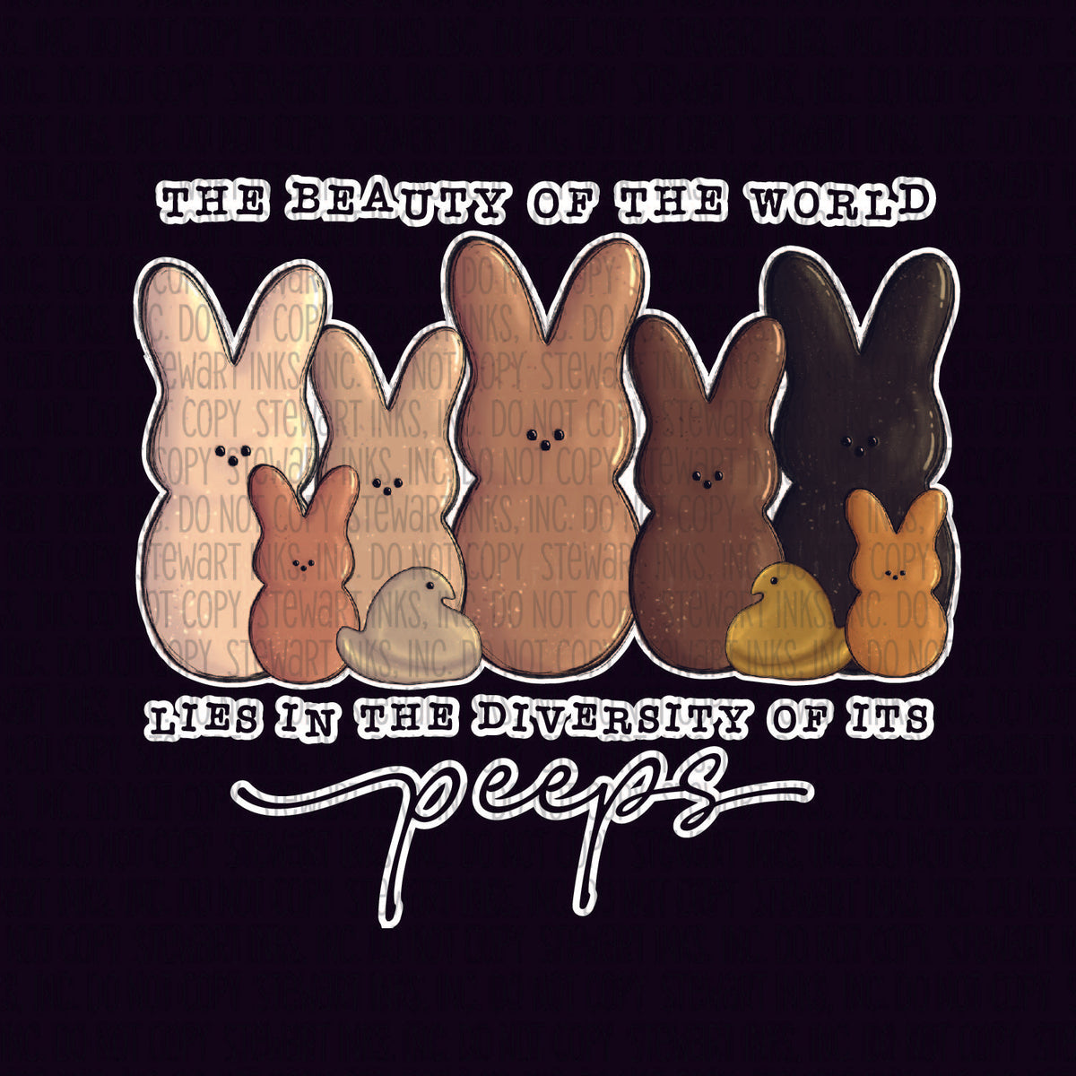 Transfer - Diversity of Peeps – Stewart Inks